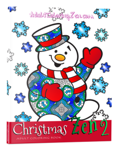 Christmas Zen #2 - Adult Coloring Zen
